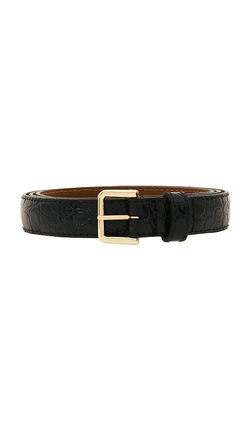 FLATTERED Barbara Belt In Croc Effect Leather
