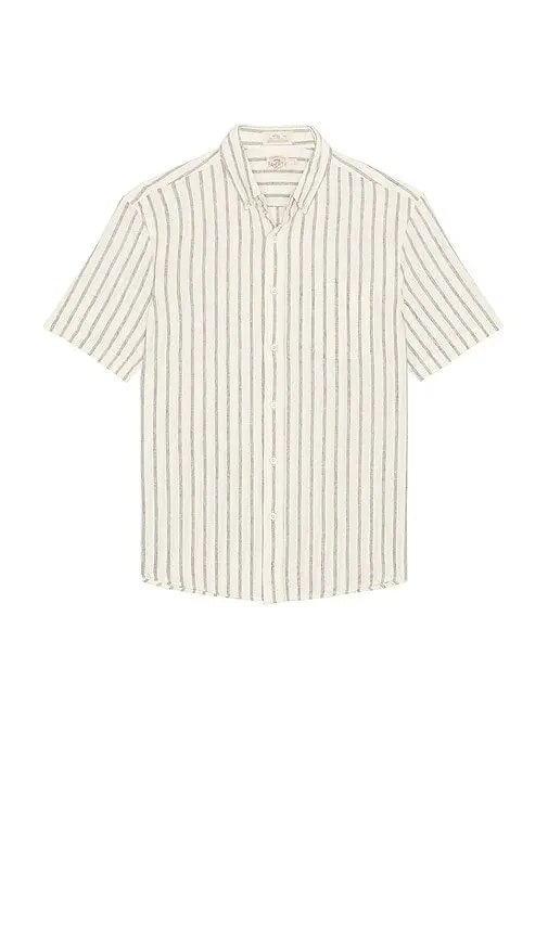 Faherty Brand Short Sleeve Breeze Shirt In . Also
