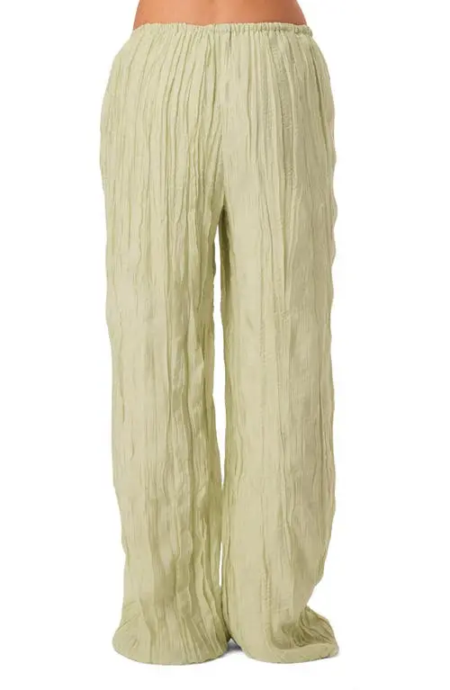 SNDYS. Crinkle Wide Leg Pants