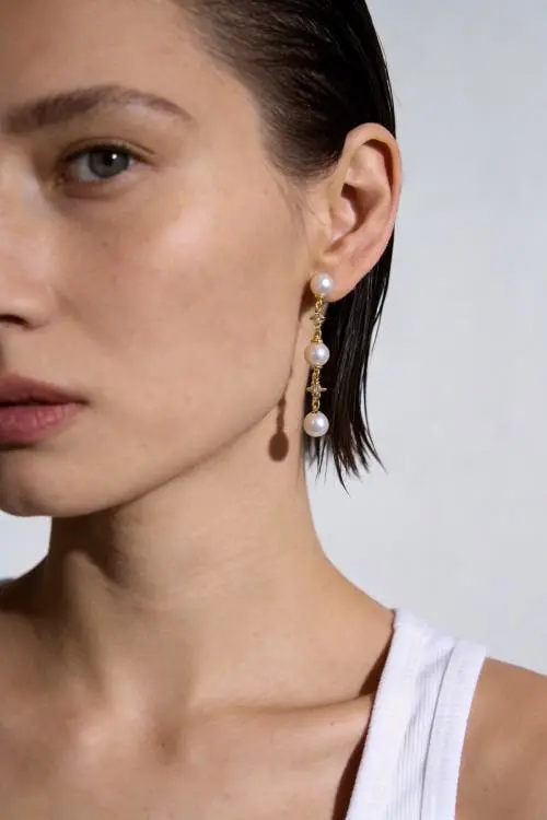 CLASSICHARMS Juliette Pearl Drop Earrings