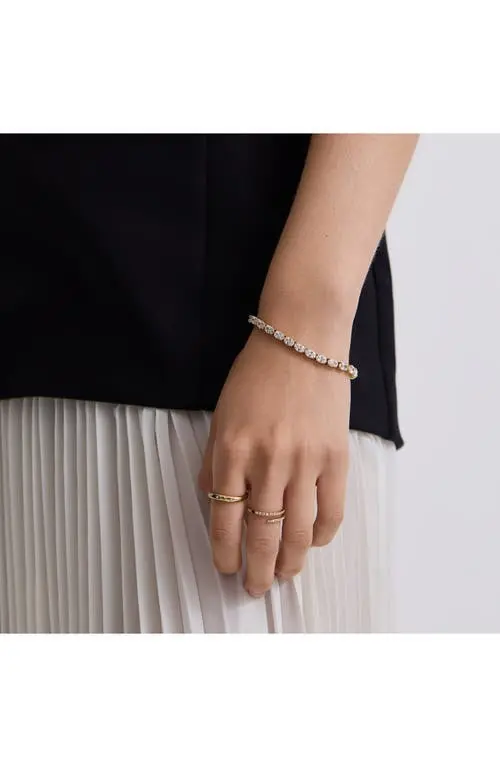 D.LOUISE Oval Cubic Zirconia Tennis Bracelet