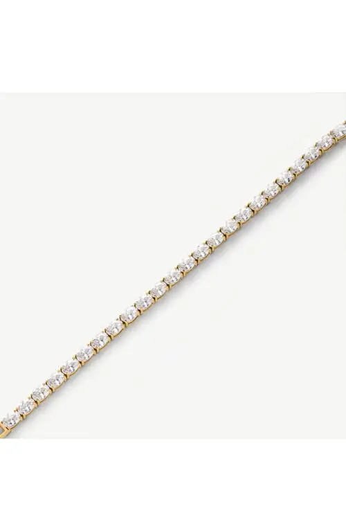 D.LOUISE Oval Cubic Zirconia Tennis Bracelet