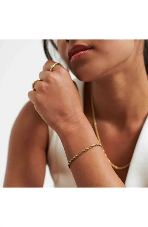 D.LOUISE Twisted Rope Link Chain Bracelet