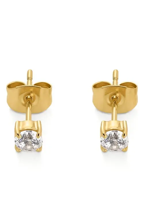 D.LOUISE Classic Cubic Zirconia Tennis Stud Earrings