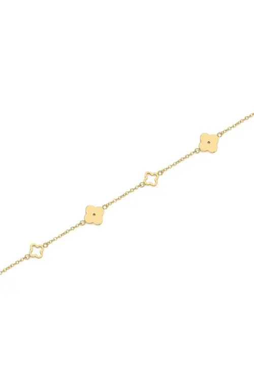 D.LOUISE D. Louise Multi Clover Link Bracelet
