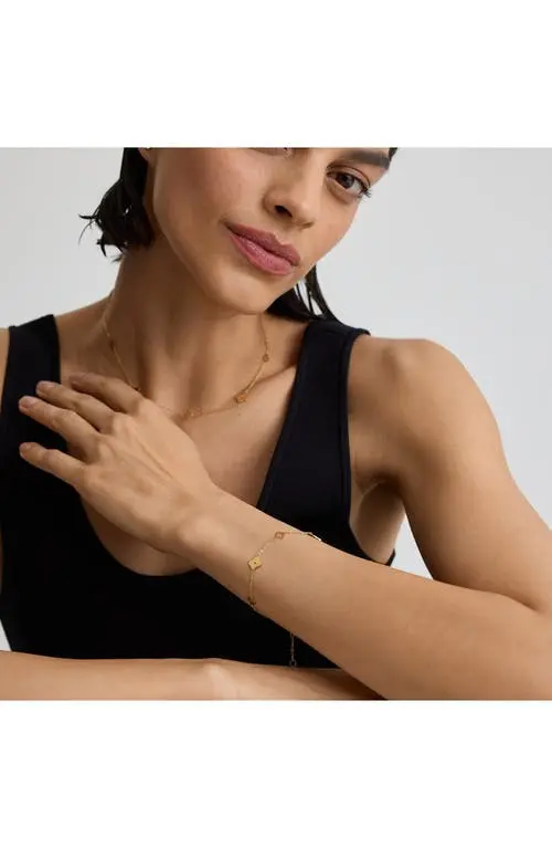 D.LOUISE D. Louise Multi Clover Link Bracelet