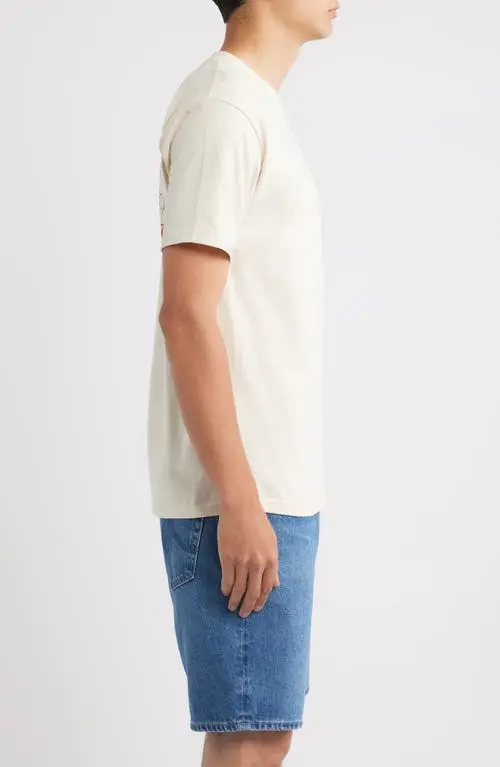 Brixton Bulldogger Graphic T-shirt - Cream