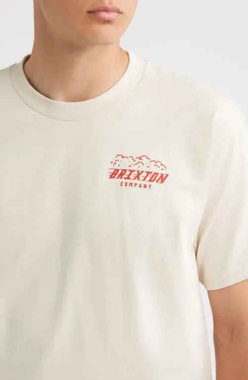 Brixton Bulldogger Graphic T-shirt - Cream