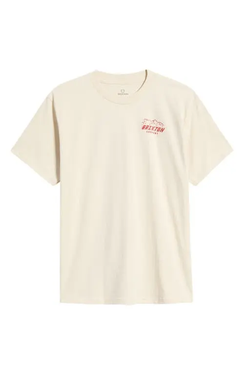 Brixton Bulldogger Graphic T-shirt - Cream