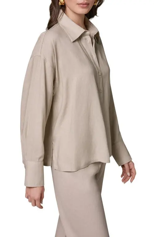 Donna Karan New York Linen Blend Top
