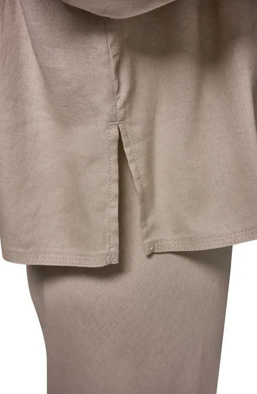 Donna Karan New York Linen Blend Top