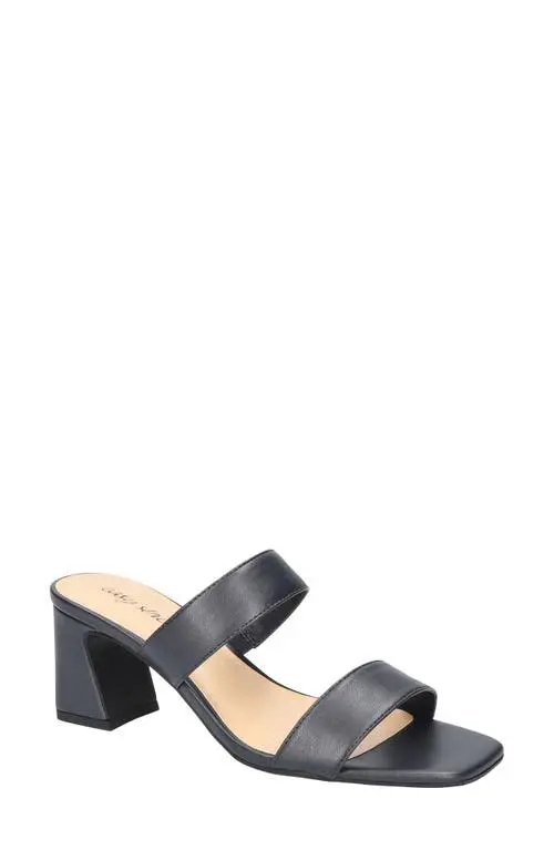 EASY WORKS BY EASY STREET Clovelle Slide Sandal - Navy