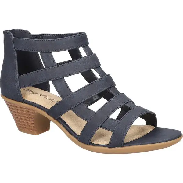 EASY WORKS BY EASY STREET Marg Sandal - Navy
