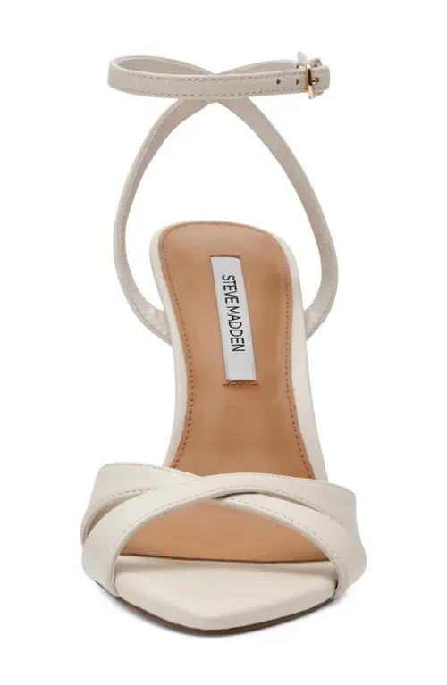 Steve Madden Sorynn Pointed Toe Wedge Sandal - Bone Leather
