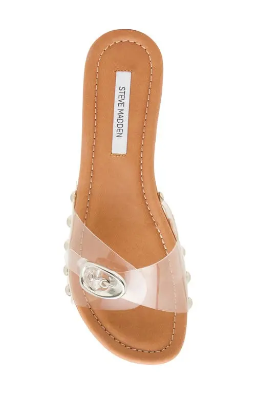 Steve Madden Fredi Platform Slide Sandal - Clear