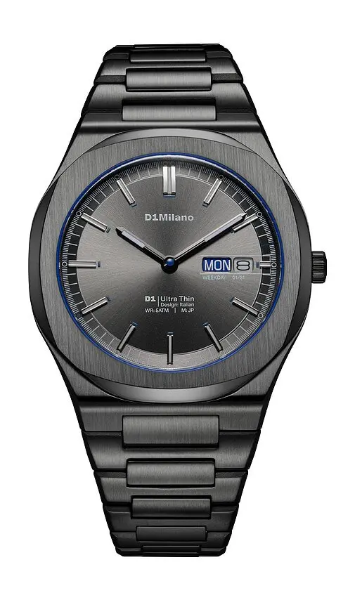 D1 MILANO Ultra Thin 1970 Watch - Black