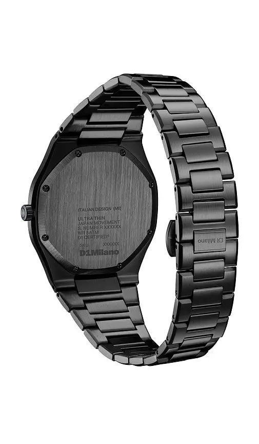 D1 MILANO Ultra Thin 1970 Watch - Black