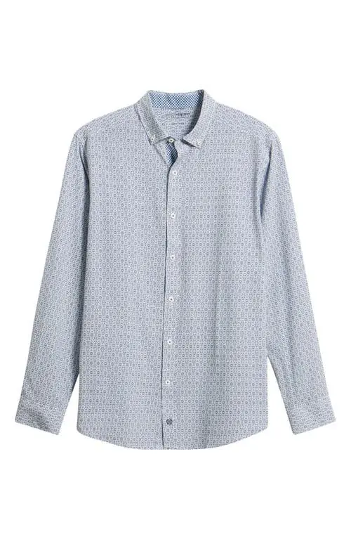 Johnston & Murphy Xc+™ Football Print Performance Button-down Shirt