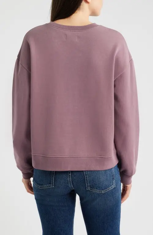 Pendleton Embroidered Cotton French Terry Crewneck Sweatshirt