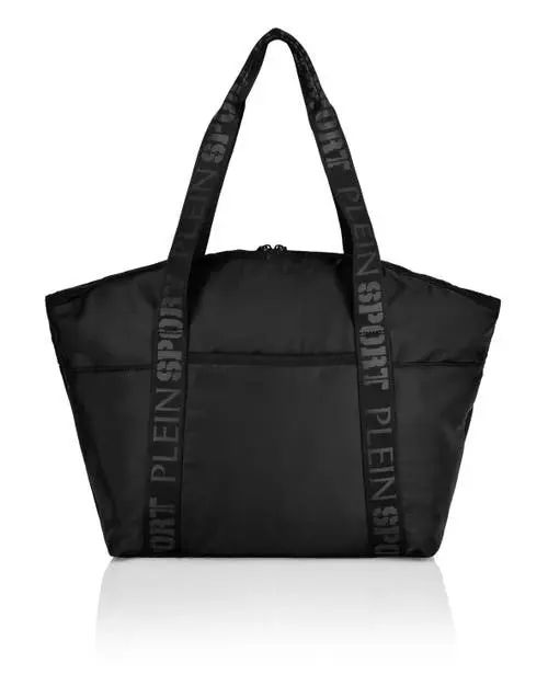 PLEIN SPORT Utility Tote Bag - Black
