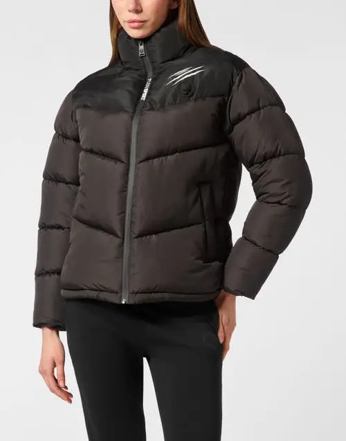 PLEIN SPORT Padded Bomber Jacket Training - Black