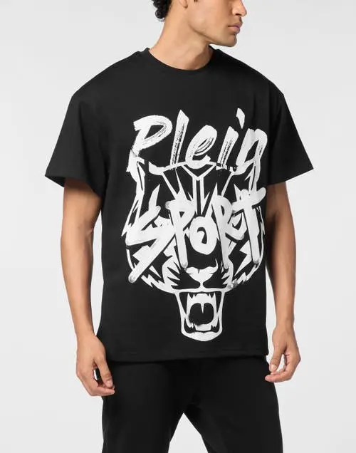 PLEIN SPORT Round Neck T-shirt - Black