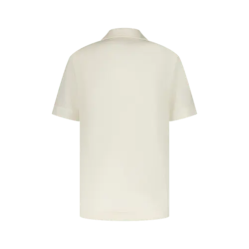 Rivieras Knitted Short Sleeve Shirt With Shark Collar