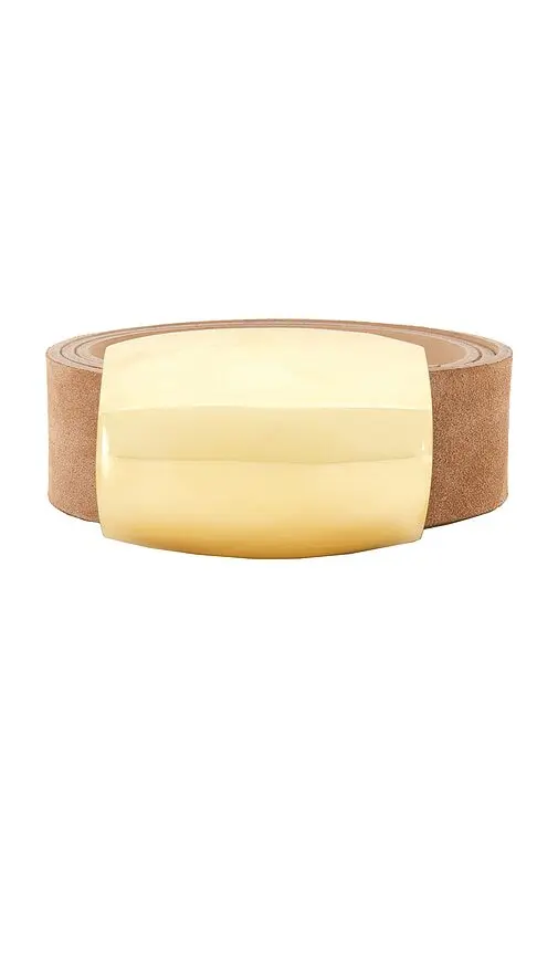 L'Agence Milou Domed Suede Belt