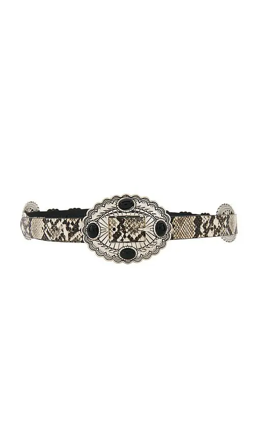 LOVERS AND FRIENDS Gypsy Buckle Belt - Black
