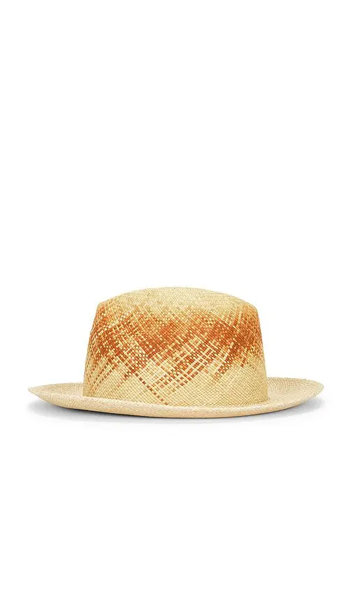 MALBON Solano Straw Hat - Brown