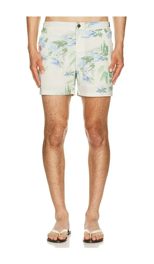 Marine Layer Tailored 5 Swim Trunks - Multi