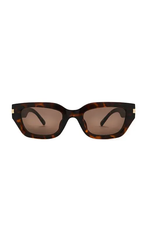 Le Specs Cubito Sunglasses - Brown