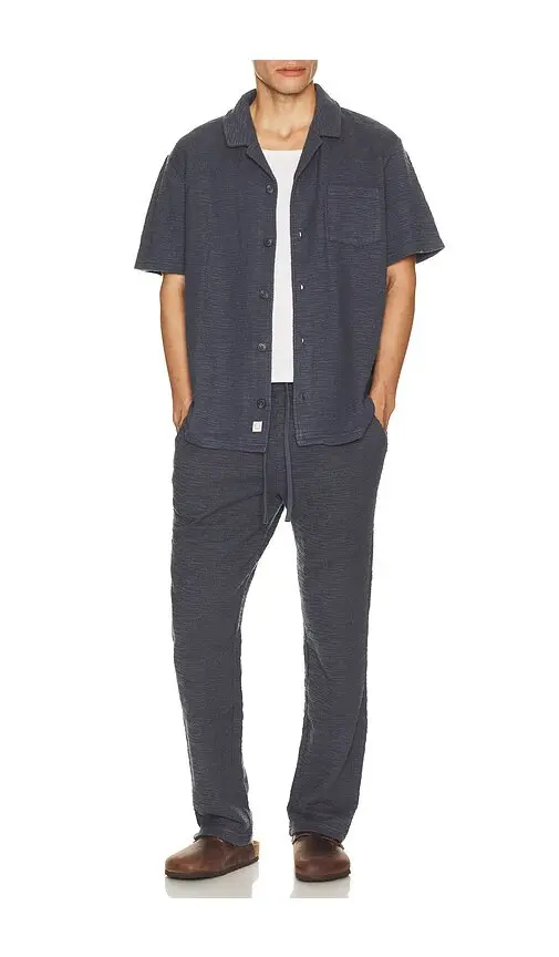 Marine Layer Hugo Jacquard Resort Shirt In . Also