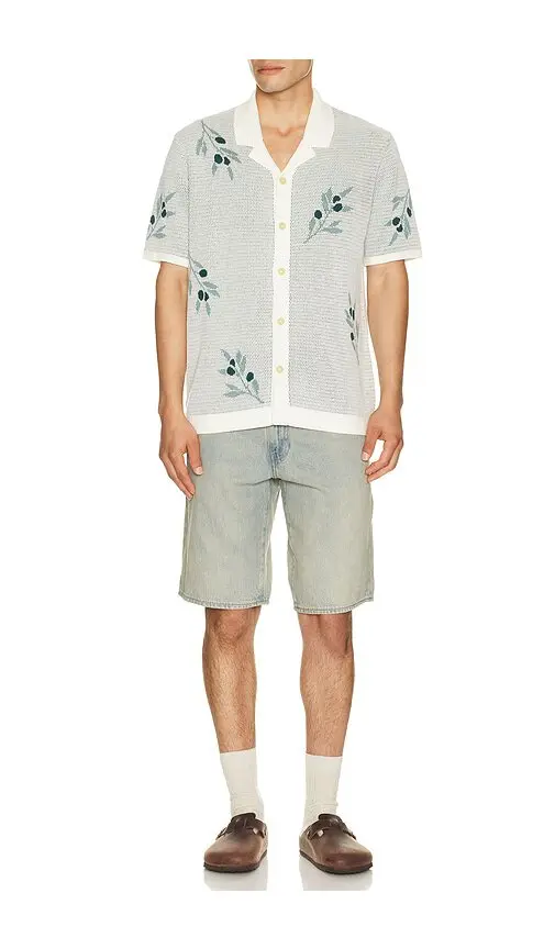 Marine Layer Olivo Resort Knitted Shirt