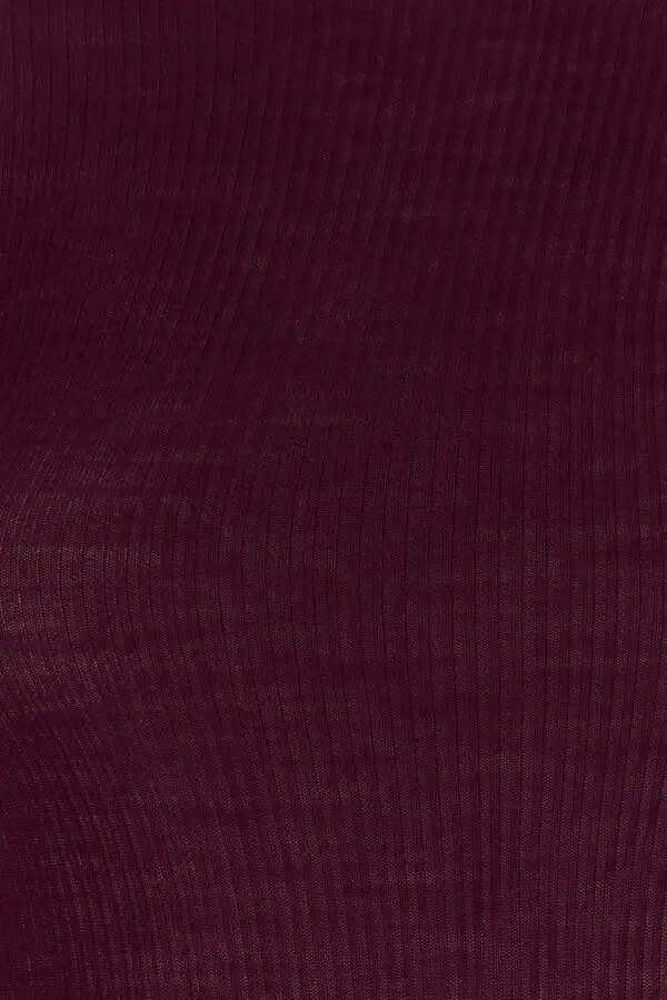 JIL SANDER Plum Wool Sweater