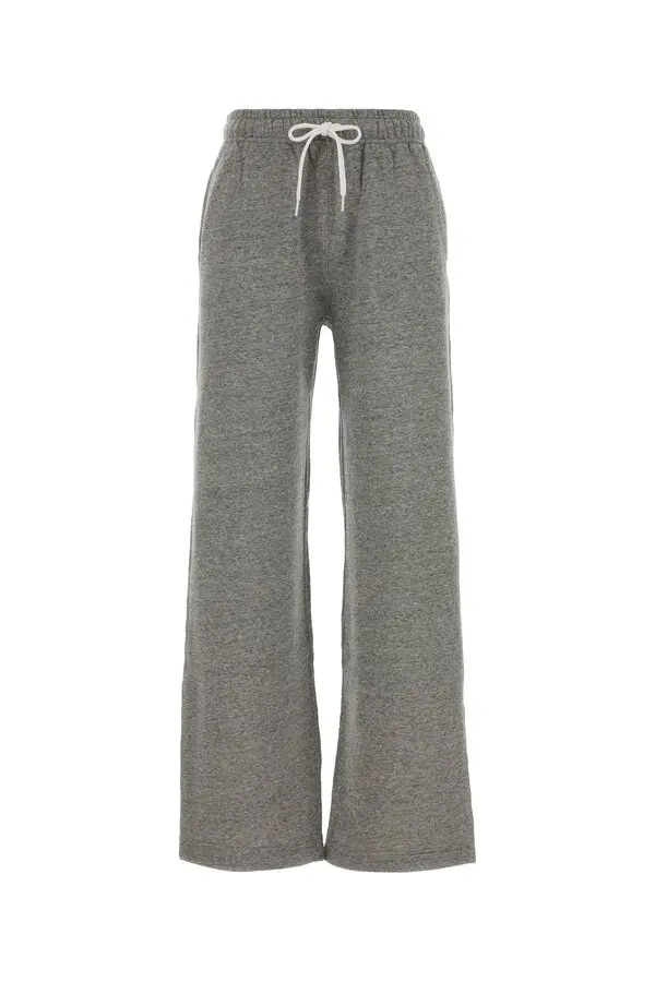 Polo Ralph Lauren Melange Cotton Blend Joggers - Grey