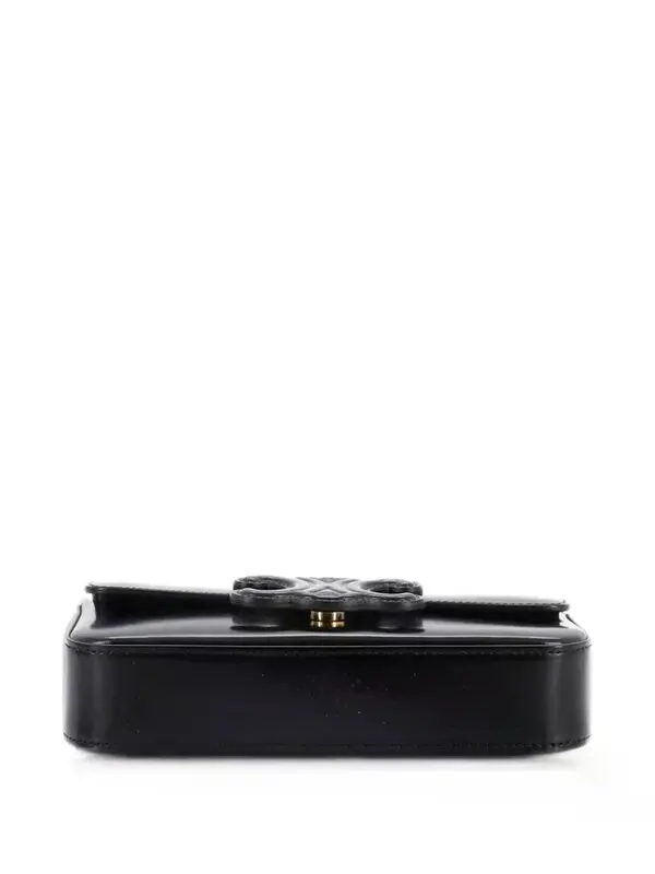 Celine Triomphe Chain Leather Shoulder Bag