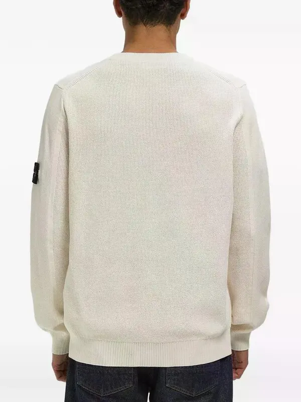 Stone Island Logo Patch Crewneck Sweater
