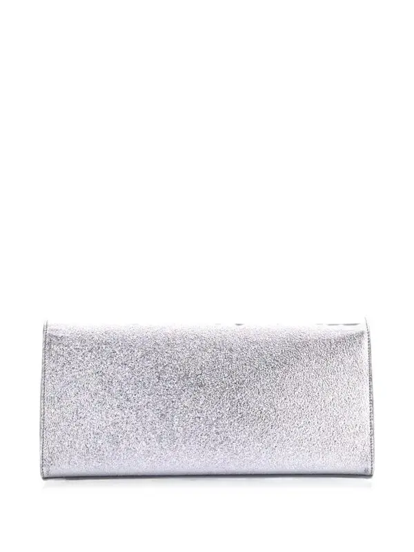 Saint Laurent Classic Monogram Metallic Calfskin Long Clutch Bag