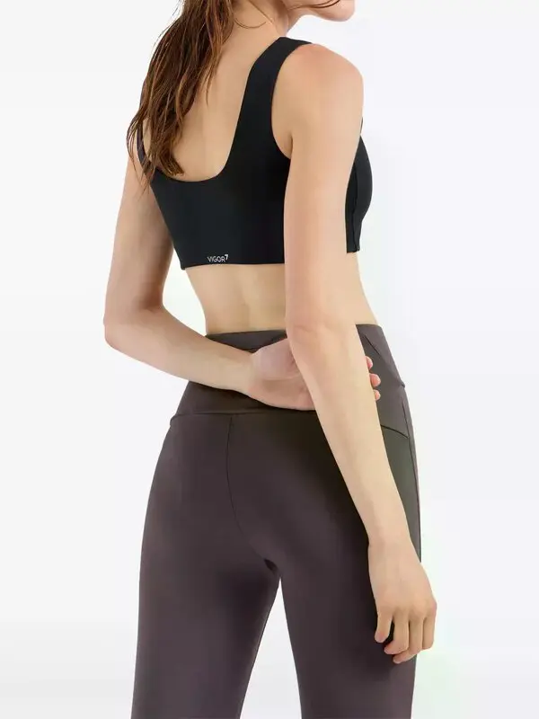 EA7 Logo-print Sports Bra