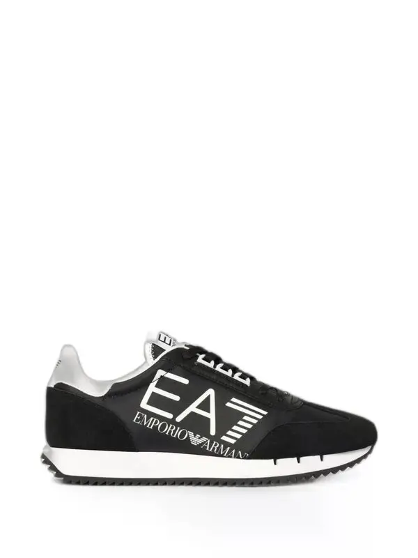 EA7 Panelled Logo Print Sneakers