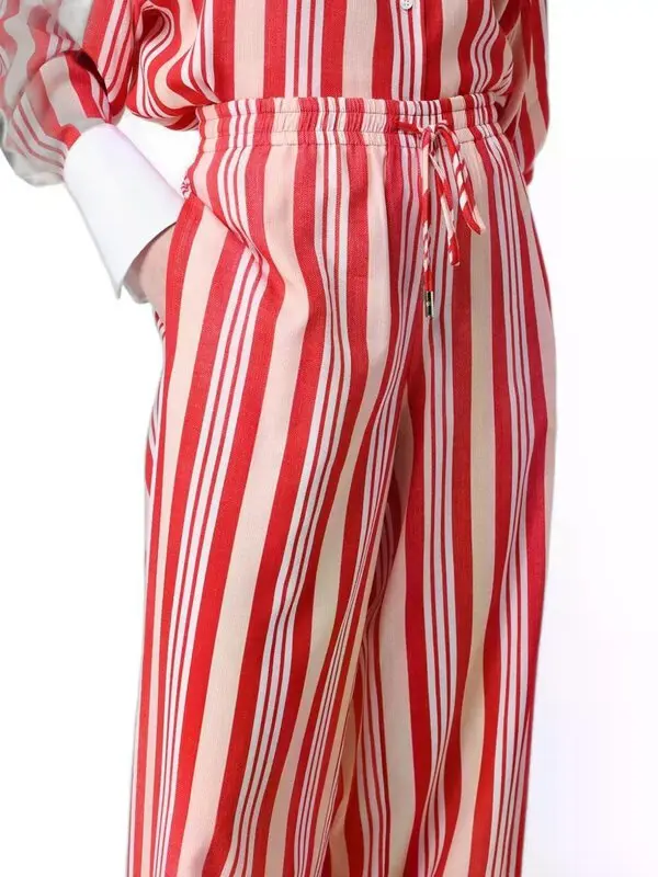 Ermanno Scervino Striped Wide-leg Trousers