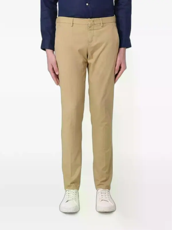 PT TORINO Slim Cut Button-fastening Trousers