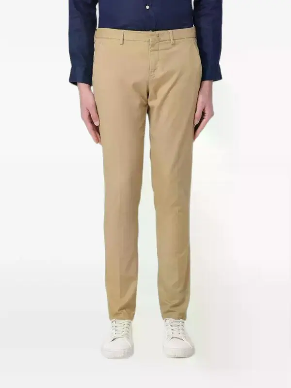 PT TORINO Slim Cut Button-fastening Trousers