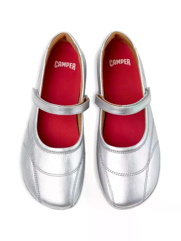Camper Right Nina Touch-strap Ballet Flats