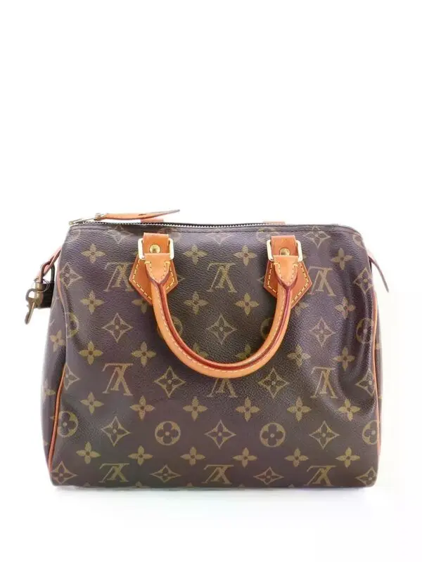 LOUIS VUITTON Speedy 25 Satchel Handbag Monogram Canvas