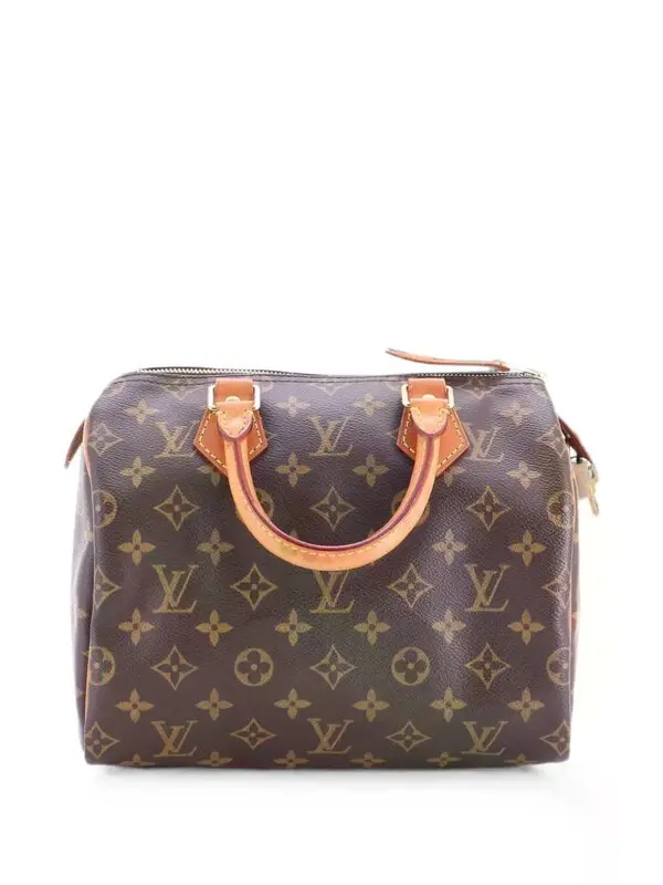 LOUIS VUITTON Speedy 25 Satchel Handbag Monogram Canvas