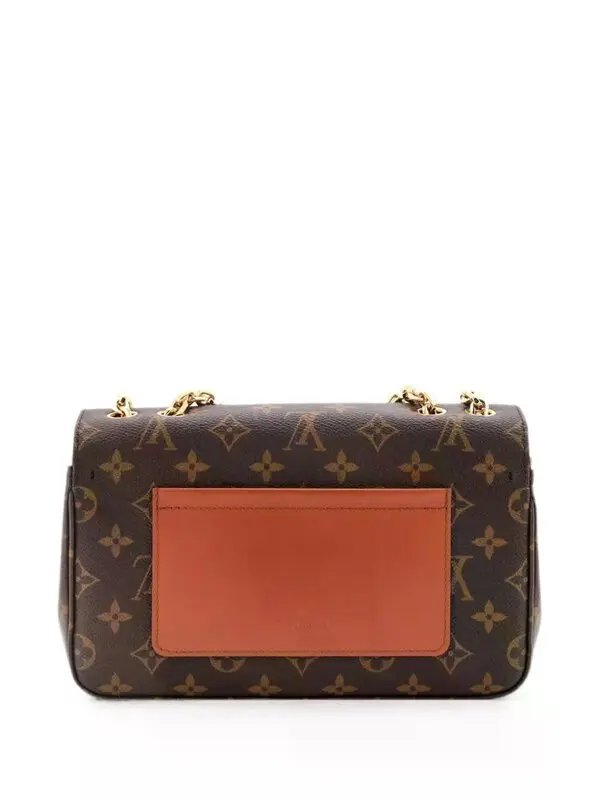 LOUIS VUITTON Marceau Handbag In Monogram Canvas With Leather Shoulder Strap - Brown