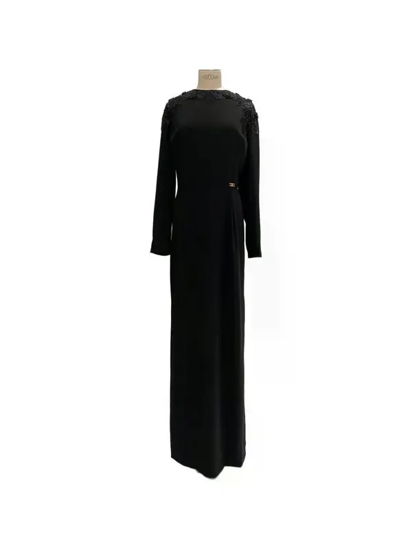 Elisabetta Franchi Sequin Embellished Maxi Dress