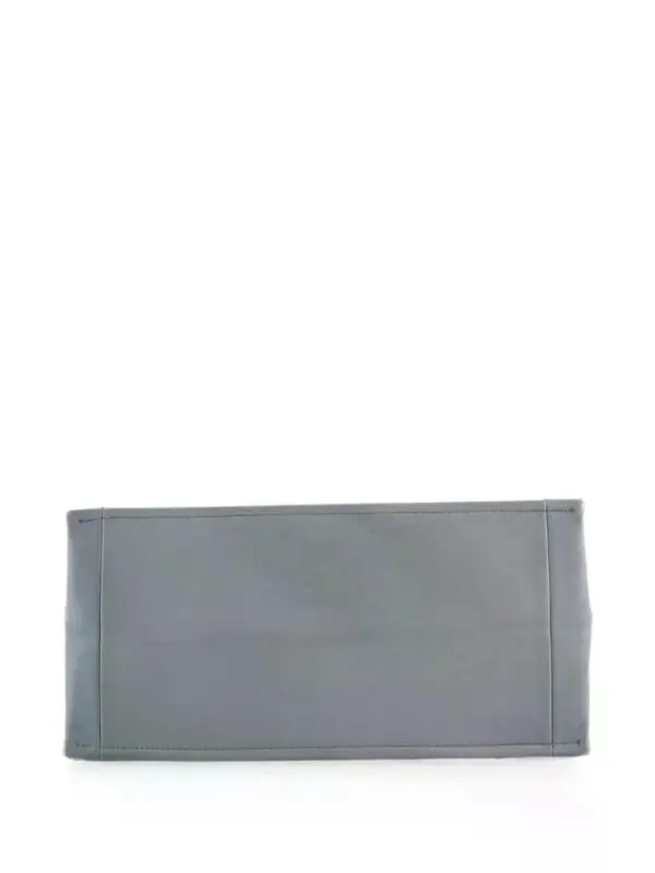 Dior Book Oblique Embossed Calfskin Medium Tote Bag - Grey